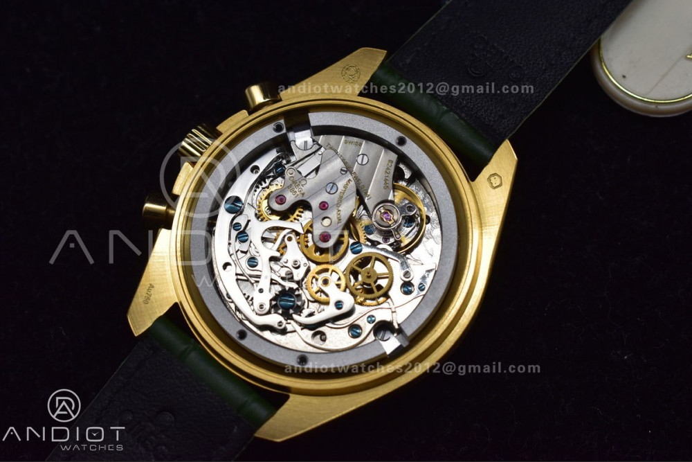 Speedmaster Moonwatch in Moonshine Gold YG RMF Best Edition Green Dial ...