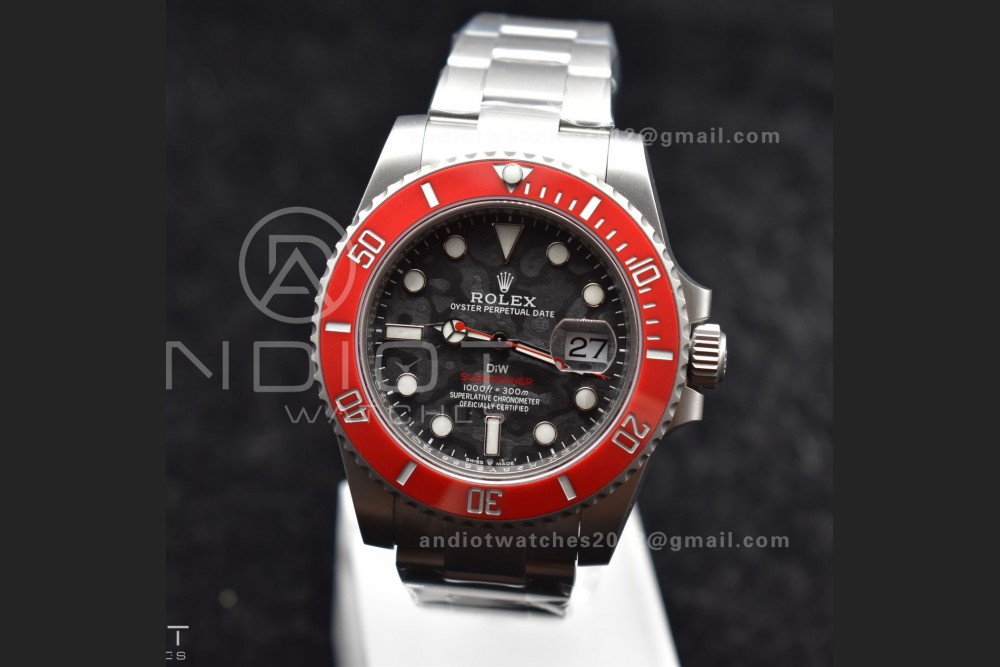 Submariner DIW Sandblasted VSF 1:1 Best Edition Pluto On SS Bracelet VS3135