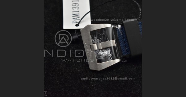 PAM1391 Luna Rossa Submersible VSF 1:1 Best Edition on Blue Fabric ...