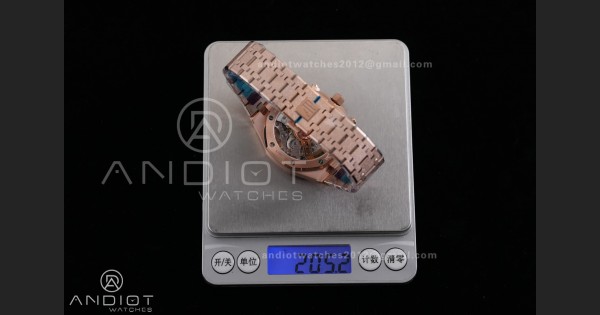 Royal Oak Chrono 26240 Frosted RG DDF 1:1 Best Edition Blue/RG Dial on ...