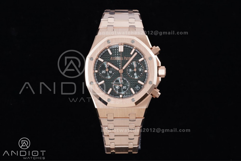 Royal Oak Chrono 26240 RG APSF 1:1 Best Edition Green Dial on RG ...