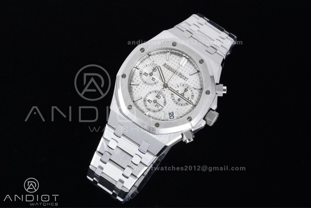 Royal Oak Chrono 26240 SS APSF 1:1 Best Edition White Dial on SS ...