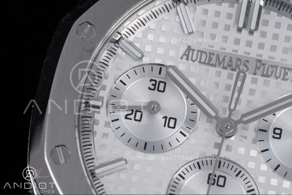 Royal Oak Chrono 26240 SS APSF 1:1 Best Edition White Dial on SS ...
