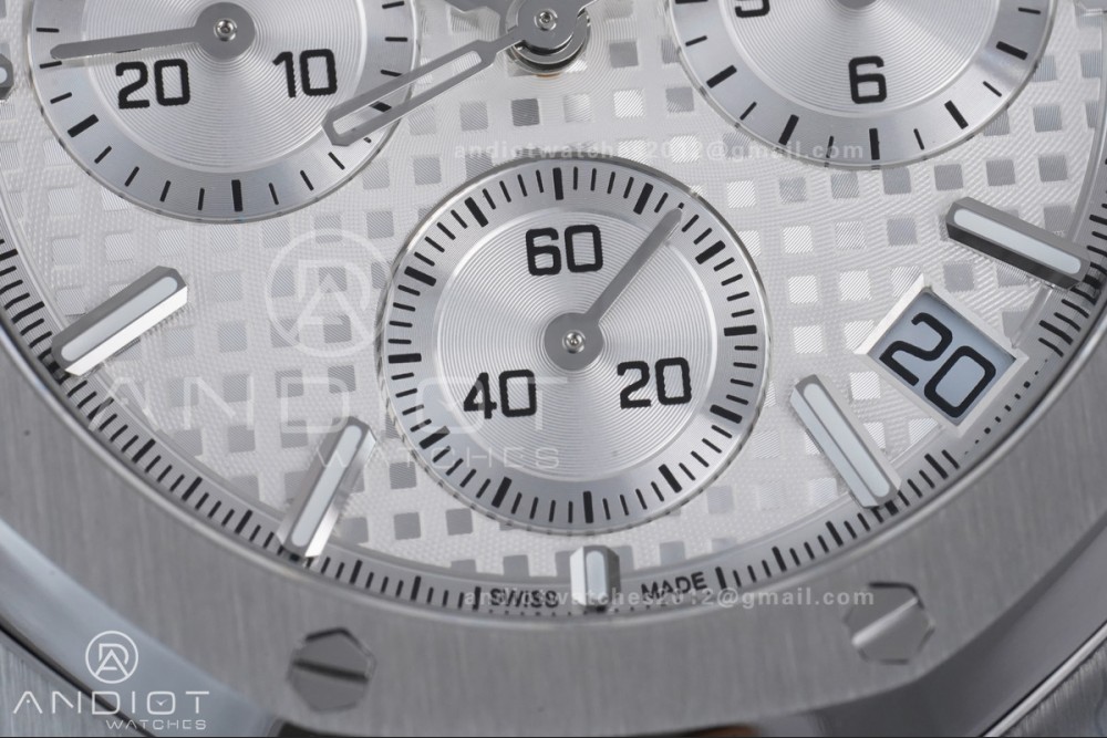 Royal Oak Chrono 26240 SS APSF 1:1 Best Edition White Dial on SS ...