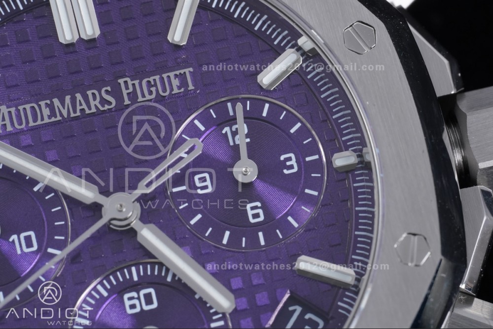 Royal Oak Chrono 26240 SS APSF 1:1 Best Edition Purple Dial on SS ...