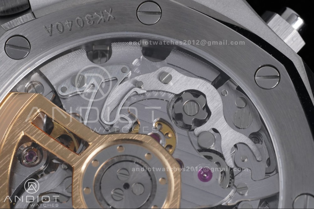 Royal Oak Chrono 26240 SS APSF 1:1 Best Edition Black Dial on SS ...