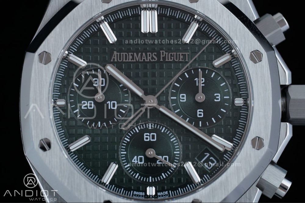Royal Oak Chrono 26240 SS APSF 1:1 Best Edition Green Dial on SS ...