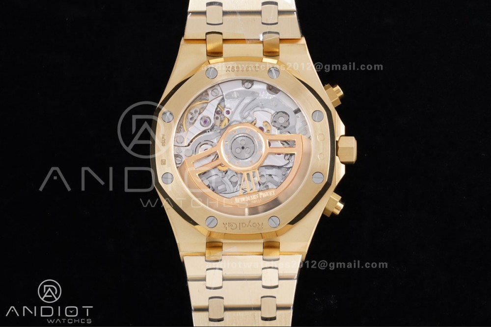 Royal Oak Chrono 26240 Frosted YG APSF 1:1 Best Edition YG Faded Dial ...