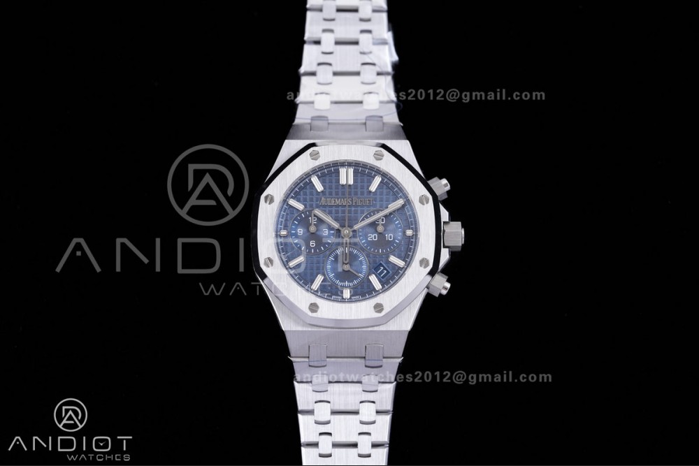 Royal Oak Chrono 26715 SS APSF 1:1 Best Edition Blue Dial On SS ...